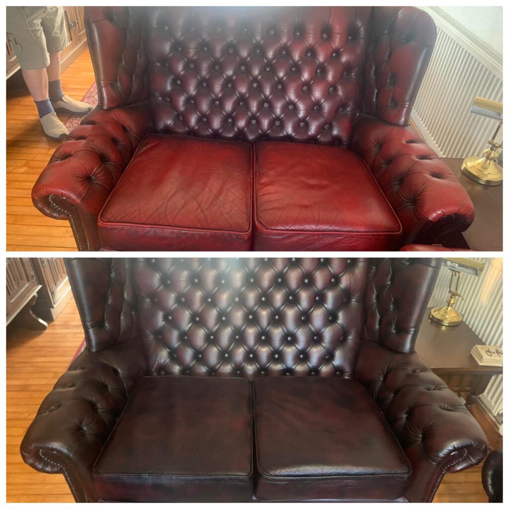 Colour Restoration Of A 30 Year Old Chesterfield Suite - Classic ...